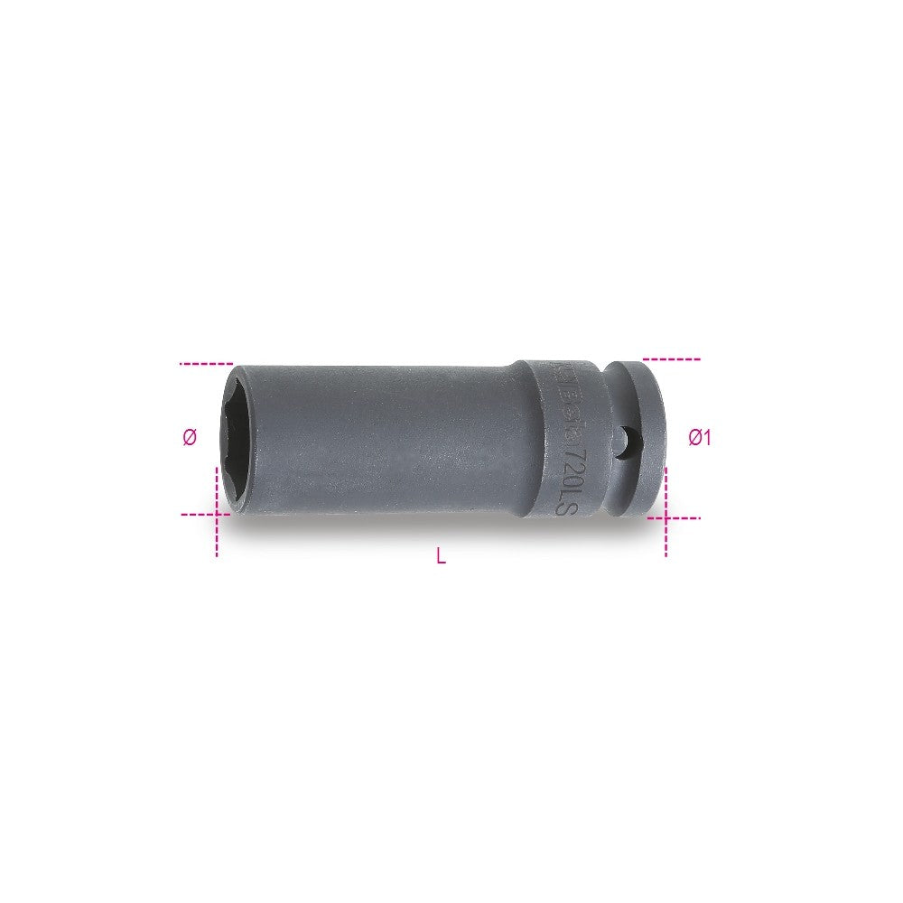 Beta Tools 22mm, Impact Socket, 1/2 in Drive - 7200372 – Palmac Tools