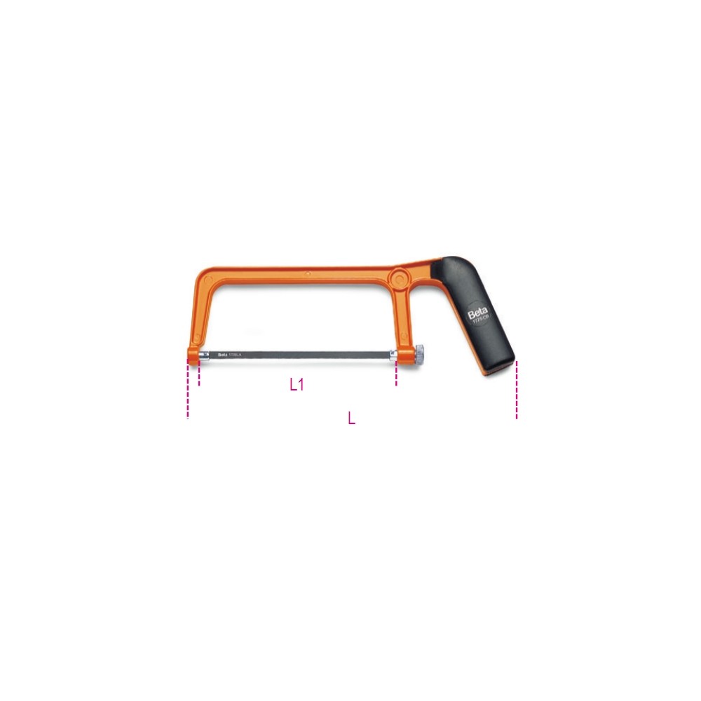 Beta Tools Mini Hacksaw Frame - 17250010 – Palmac Tools