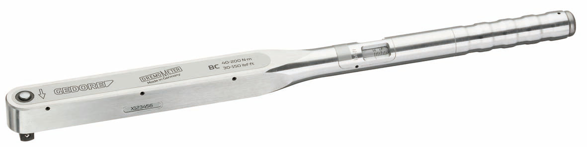 Gedore 1211013, Torque wrench DREMOMETER BC A+S 1/2"40-200 Nm | Palmac ...