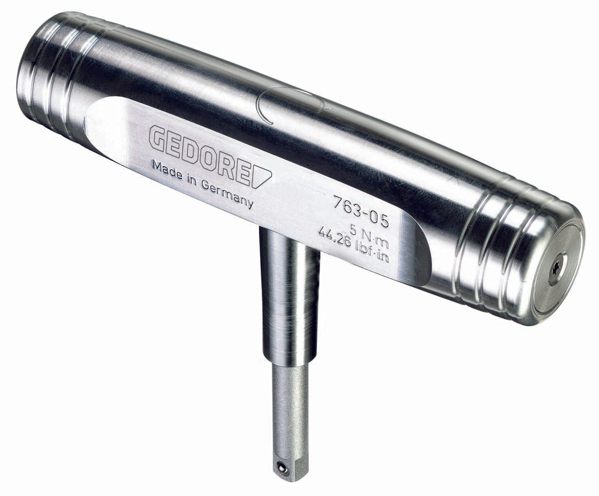 Gedore 1947958, Torque wrench DREMOMETER T-FS 1/4" pre-set 5 Nm ...