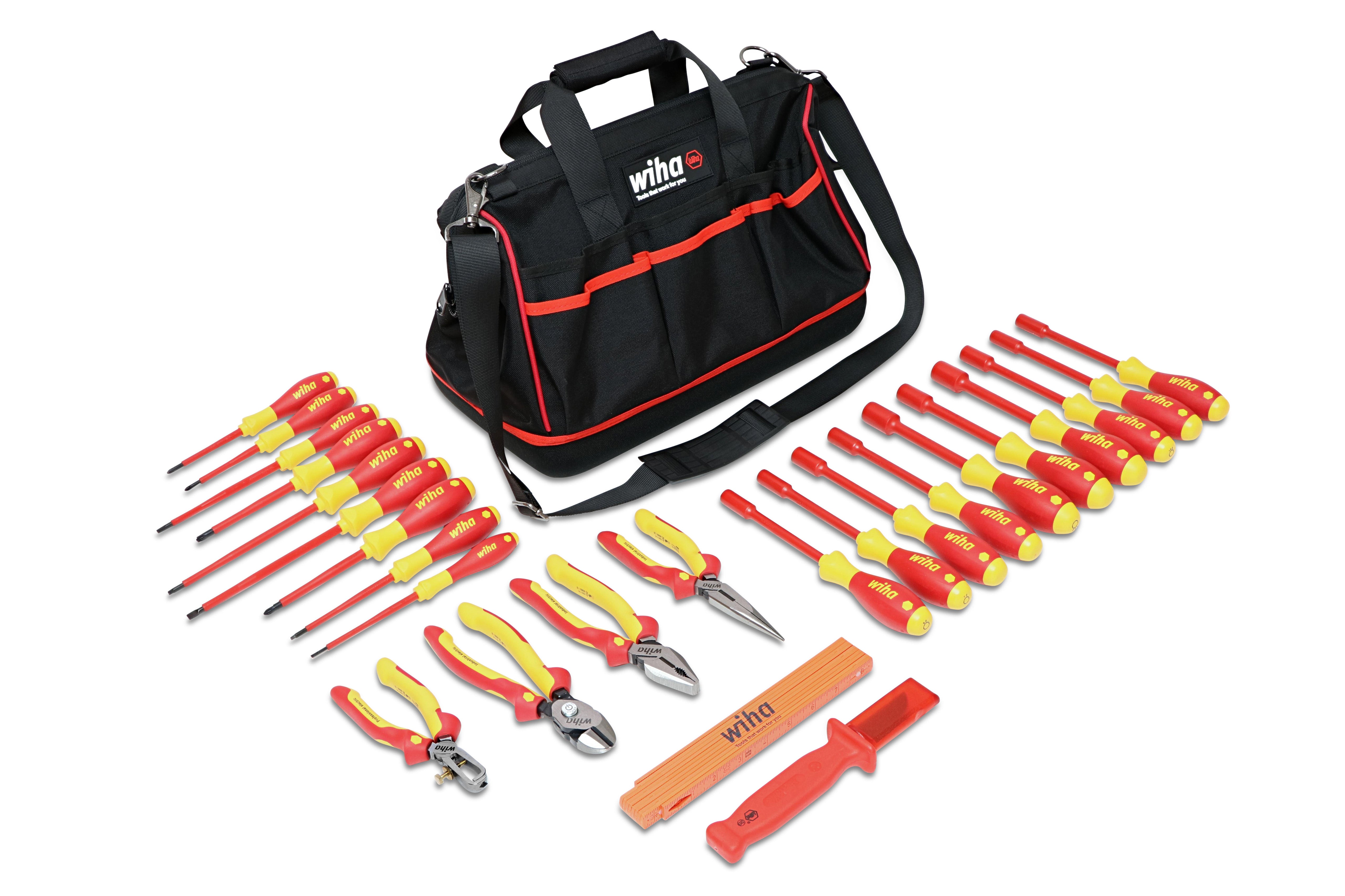 Wiha 32879, Insulated Pliers/Cutters & Drivers Set | Palmac Tool ...
